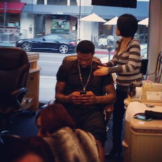 LeBron James & Ray Allen get pedicures in Beverly Hills [photos ...